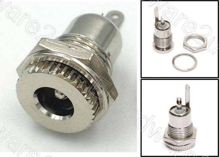 All Metal Heavy Duty Panel Mount DC Power Socket Power Jack (HM-257 ...