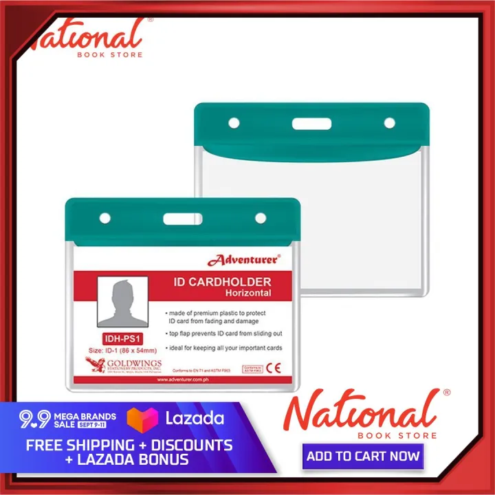 Adventurer ID Protector IDH-PS1 86X54mm Horizontal Assorted Colors ...