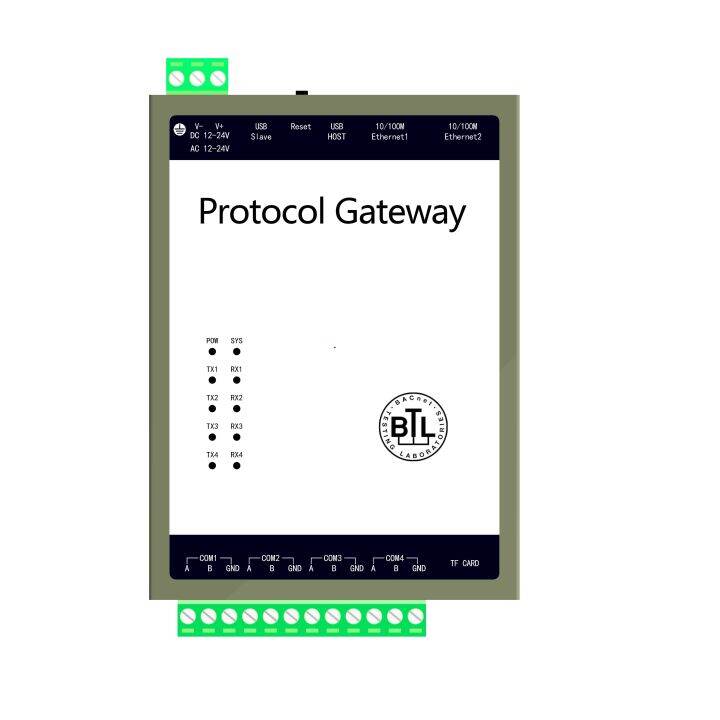 Modbus RTU to Bacnet MSTP Protocol Gateway with 2048 Points 4 Core 1 ...