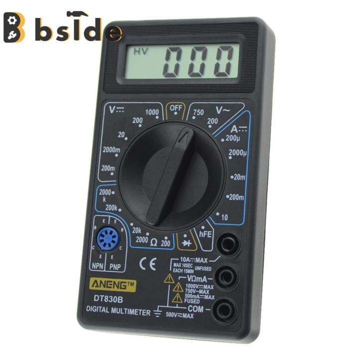 [Bside Tool Store] ANENG DT830B Digital Multimeter Electric Voltmeter ...