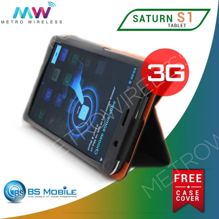 BS Mobile Saturn S1 7" Android Tablet with FREE Case Cover | Lazada PH