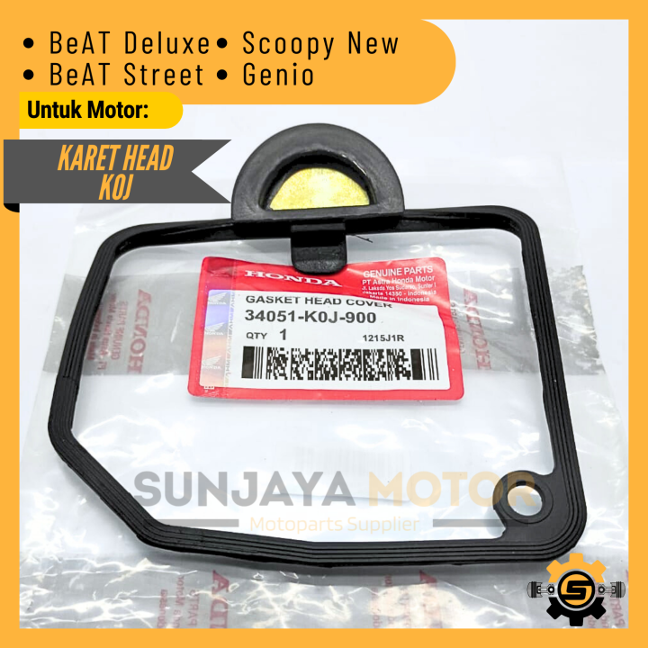 Packing Mesin K0J Karet Head Kualitas Original Honda Beat Deluxe Genio ...