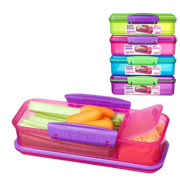 Sistema Lunch Box Snack Attack 410Ml (แพ็ค1) | Lazada.co.th