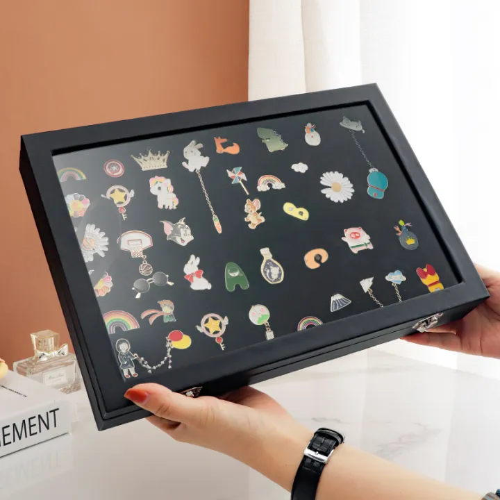 POP MART Badge Storage Box Medal Biqi Space Blind Box Disney Brooch ...