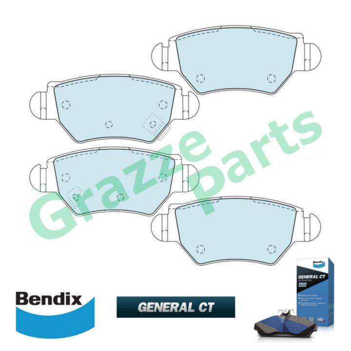 Bendix General CT Disc Brake Pad Front for DB1425 Opel Zafira 1.8 2.0 | Lazada
