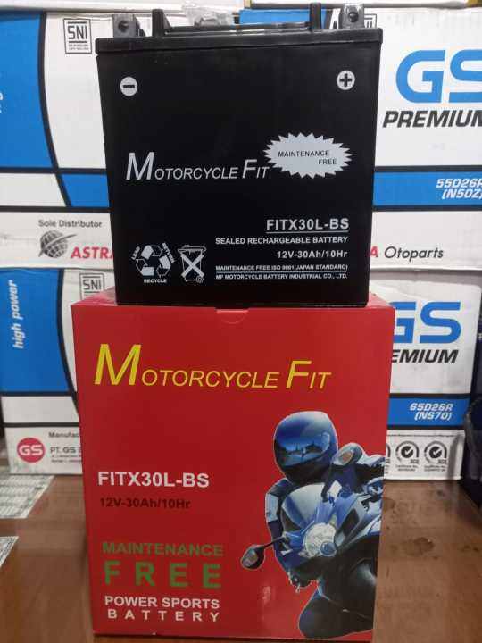 Aki Harley Davidson / Accu Harley Davidson motor moge YTX30L BS MF Harley davidson 12v30ah ...