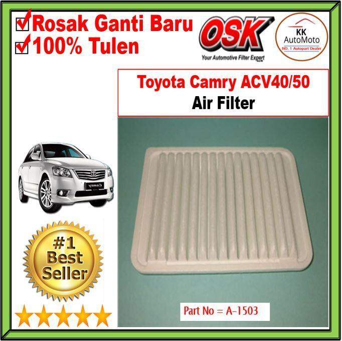 Toyota Camry - OSK Air Filter ACV40 , ACV50 , ASV50 ( A-1503 ) | Lazada