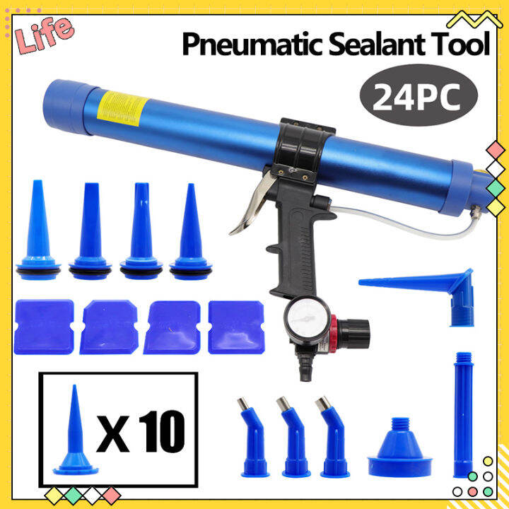 Pneumatic Sealant Machine Air 600ml Sausage Pneumatic Caulking Injector ...