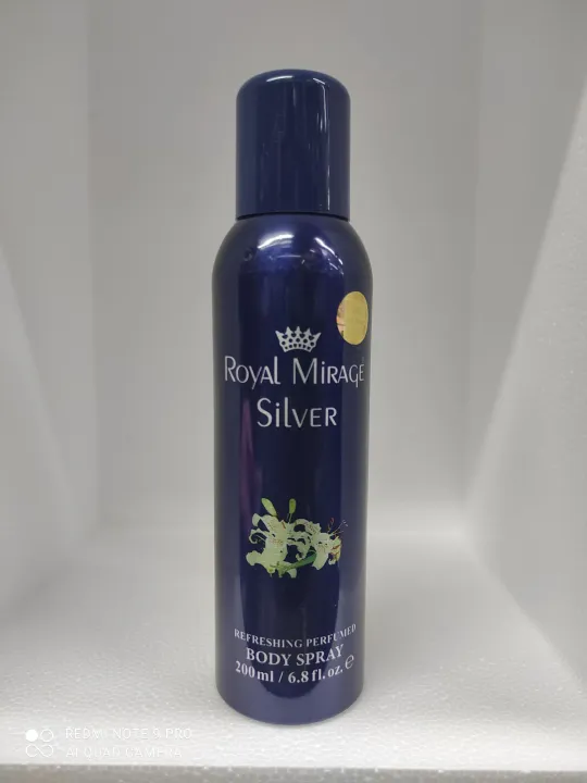 ROYAL MIRAGE SILVER BODY SPRAY 200ML | Lazada