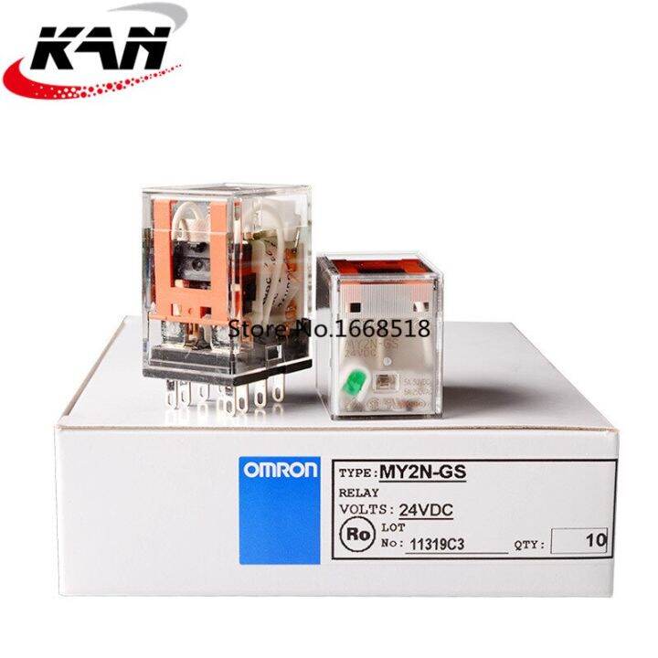 OMRON รีเลย์ MY4N-GS 24VDC MY4N-GS 24VAC MY4N-GS 110/120VAC MY4N-GS 220 ...