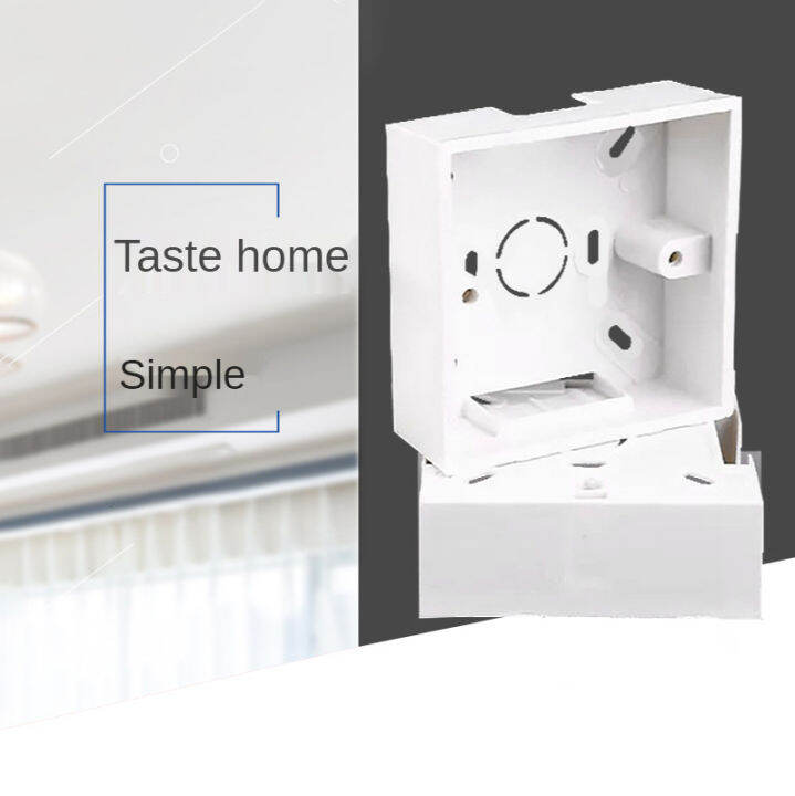 10PCS 86 Type Home Improvement Flame Retardant Wall Switch Bottom Box ...