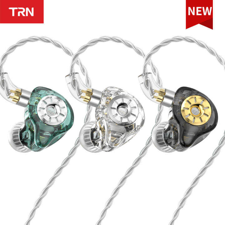 TRN ST1 PRO In-Ear Earphone 1DD 1BA Hybrid Driver Wired With Tuning ...