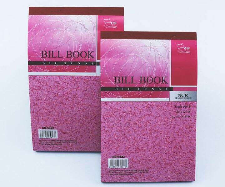 Uni Cash Bill Book NCR 3Ply 5"x8" / Buku Bil Tunai 25's x 3plys NCR ...