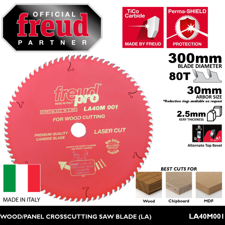 Freud 12 80t 300mm Sliding Compound Miter Mitre Cabinet Panel Table
