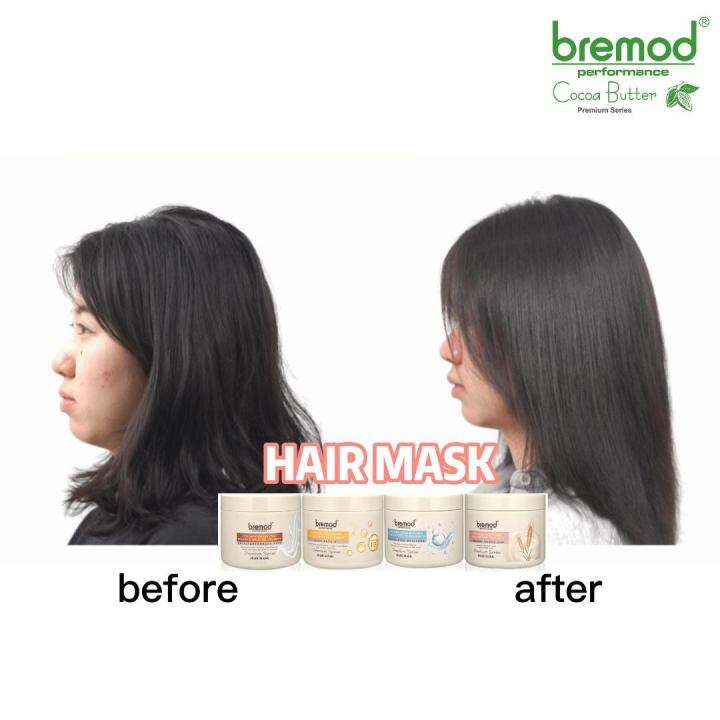 Bremod Premium Series Intensive Cocoa Butter Hair Mask Wheat Protein B5 ...