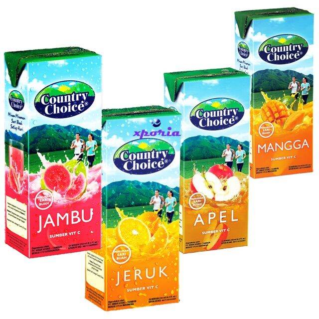 Soso country choise 250ml / minuman jus country choice / country choice ...