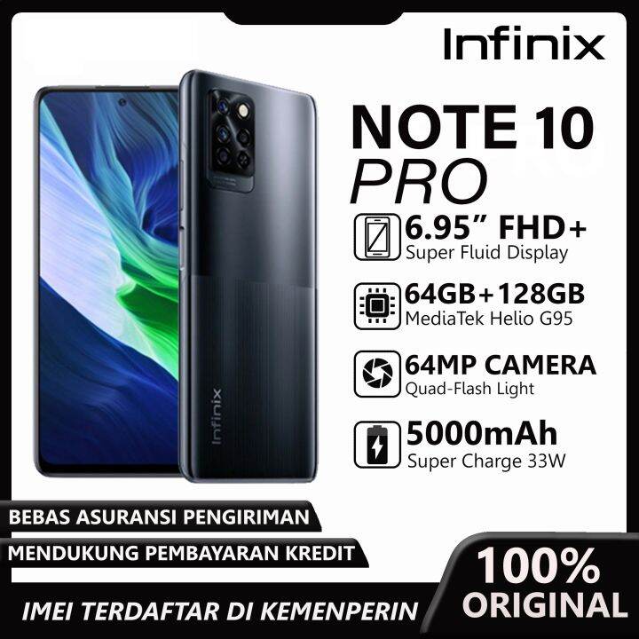 INFINIX NOTE 10 PRO NFC 6/64GB GARANSI RESMI | Lazada Indonesia