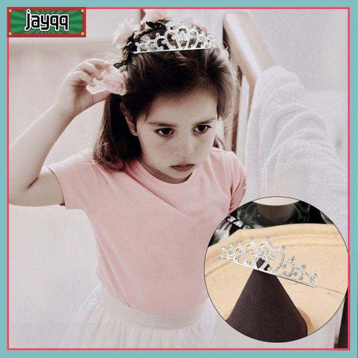 JAYQQ แฟชั่น ที่คาดผม รอยัล ปาร์ตี้พรหม เครื่องประดับผมเจ้าสาว พลอยเทียม คริสตัล tiaras แต่งงาน ...