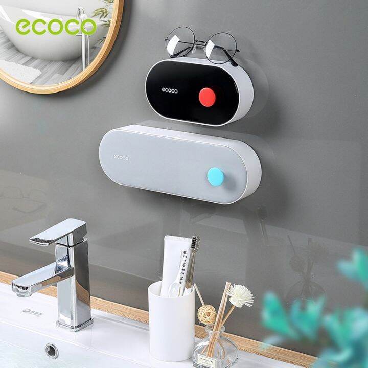 [พร้อมส่ง]ECOCO ที่วางสบู่ติดผนัง ไม่ต้องเจาะ รับน้ำหนักเยอ พลาสติก ที่ ...