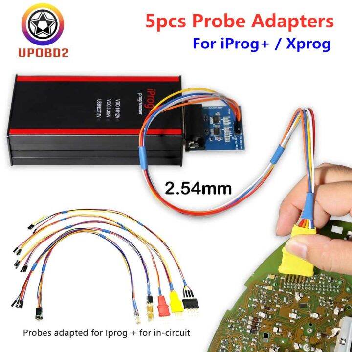 iProg+ iProg Pro Programmer 5 Probes Adapters For In-circuit ECU Work ...
