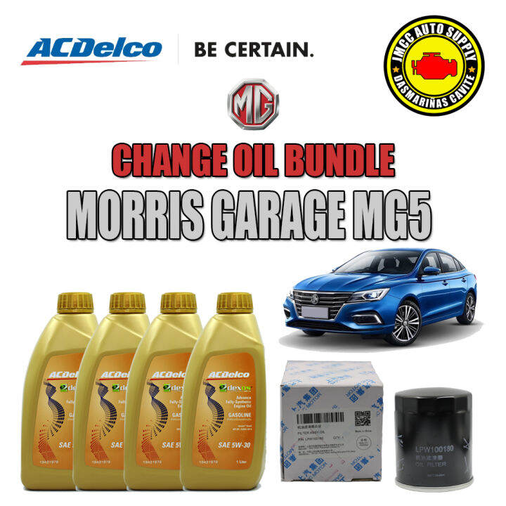 Change Oil Bundle for Morris Garage 5 (MG5) 4L 5W30 1pc Saic Oil Filter ...