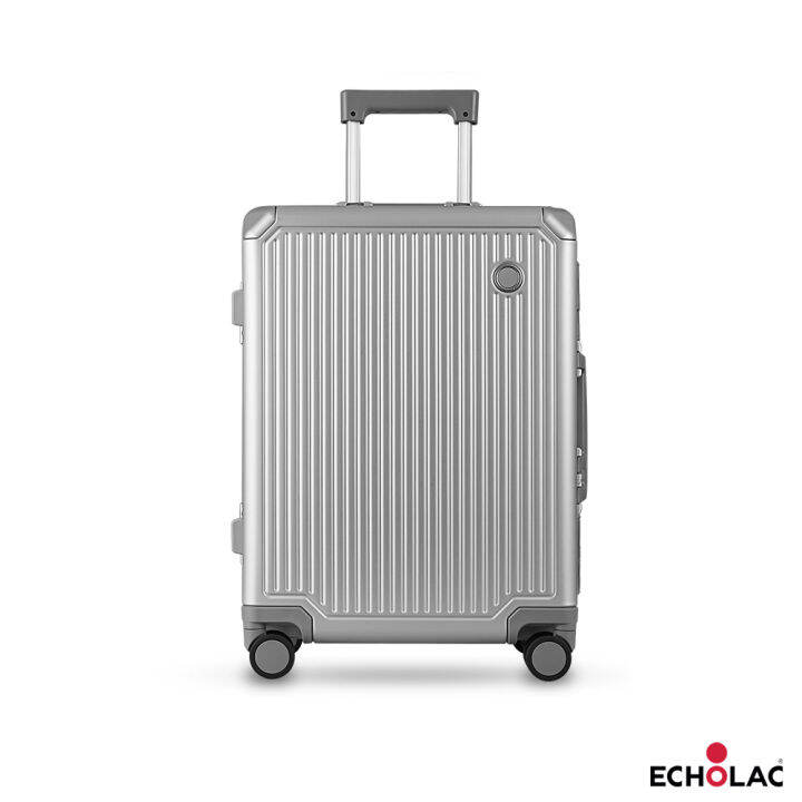 bbag shop : Echolac กระเป๋าเดินทางอะลูมิเนียม รุ่น Shogun Classic ( CTA148 ) - สีเงิน | Lazada.co.th