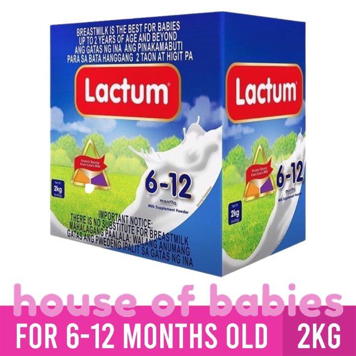 Lactum 6-12 Months Old 2kg Milk Supplement | Lazada PH