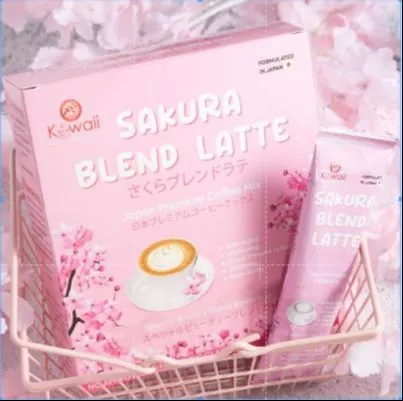 Kawaii SAKURA BLEND LATTE | Japan Premium Collagen Coffee | Lazada PH