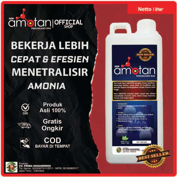 Amotan penghilang bau sampah,limbah,kotoran hewan dan bangkai | Lazada Indonesia