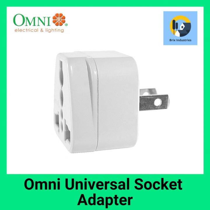 Omni Universal Socket Adapter 10A 250V~ #WUA-002 Travel Adapter | Lazada PH