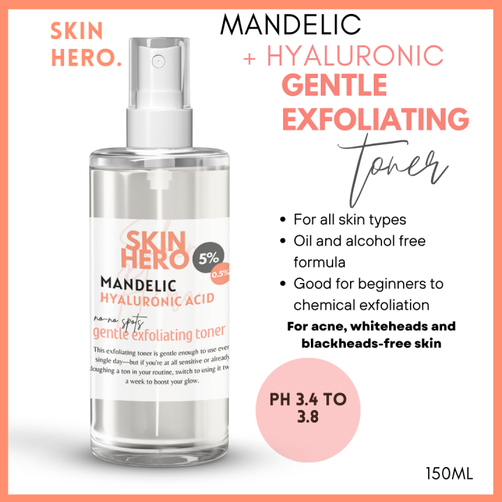 Skin Hero No-No Spots Gentle Exfoliating Toner Mandelic Acid | Lazada PH