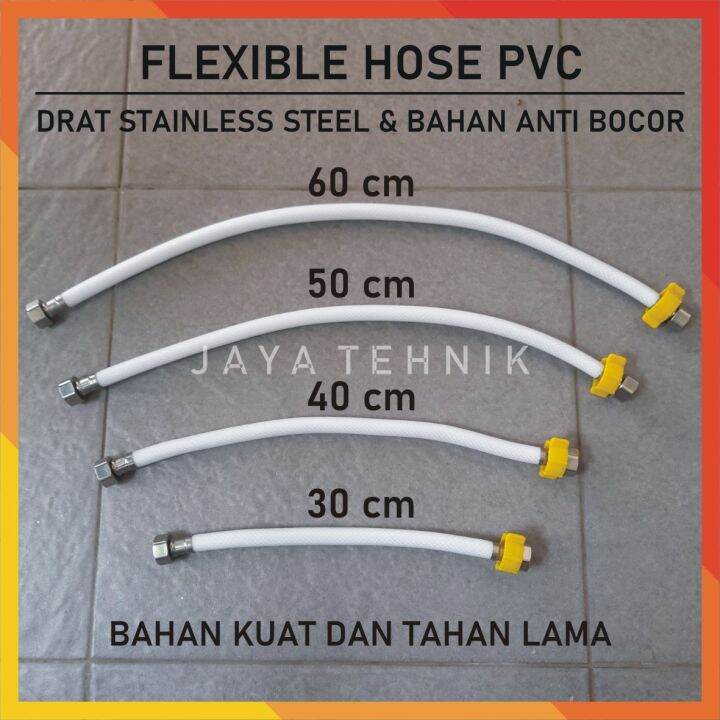 Selang Fleksibel Flexible Wastafel Closet Kloset 30cm 40cm 50cm 60cm ...
