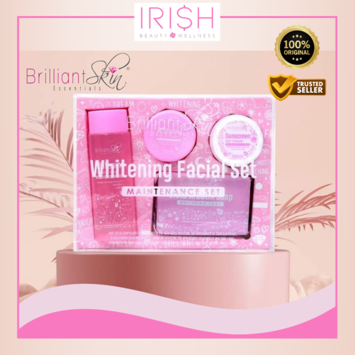💯% Original Brilliant Skin Essentials Whitening Facial Set - Toner ...