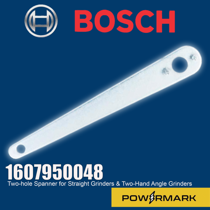 BOSCH 1607950048 Two-hole Spanner for Straight Grinders & Two-Hand ...
