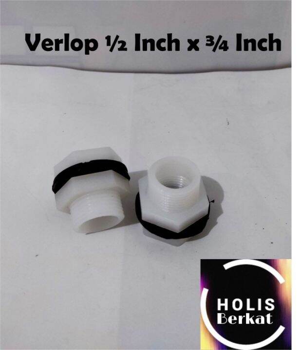 Vlok Ring Mur PVC Tandon Vault Ring Verlop Toren 1/2 x 3/4 Inch ...