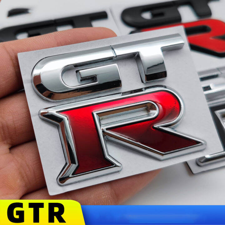 GTR car sticker is suitable for gtr modified 3D personality metal GTR ...