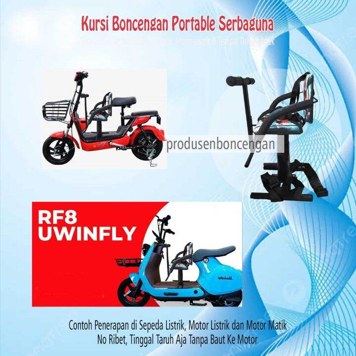 Kursi Jok Bonceng Boncengan di sepeda atau Motor Listrik Universal Bisa ...