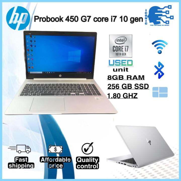 Hp Probook 15 inch 450 G7 core i7 10th Gen 1.80 GHZ 8gb ram 256gb SSD ...