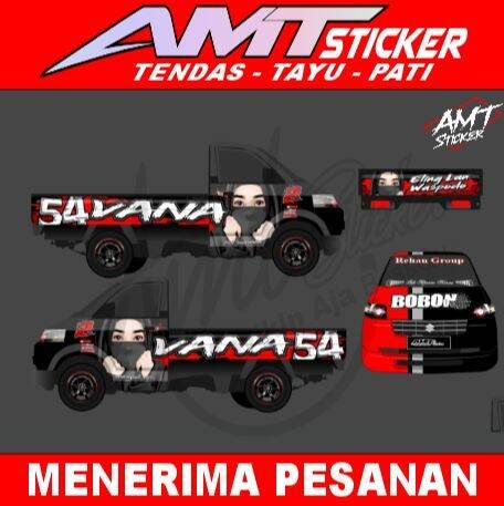 Stiker Full Body APV Pick Up - Bisa Custom/Request - Sticker Decal NON ...