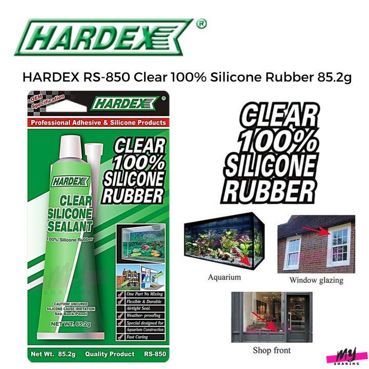 HARDEX RS-850 Clear 100% Silicone Rubber 85.2g | Lazada
