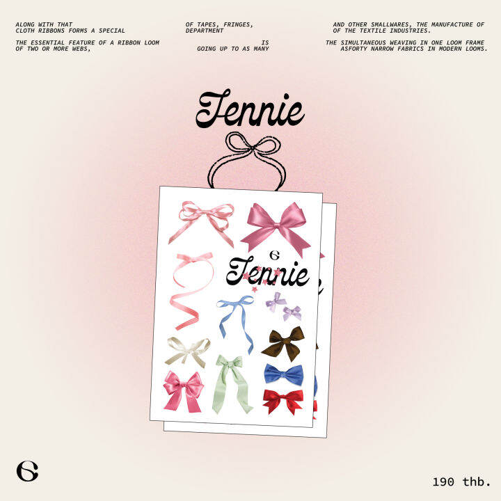 Ctrlshift - Jennie tattoo | Lazada.co.th