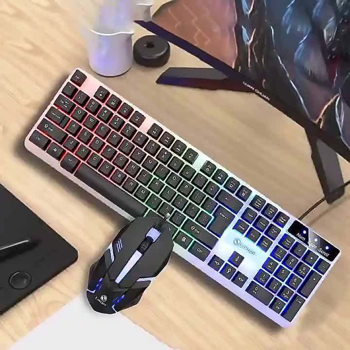 Magnesium GTX350 Illuminant Keyboard Mouse Set Suspension Keyboard ...