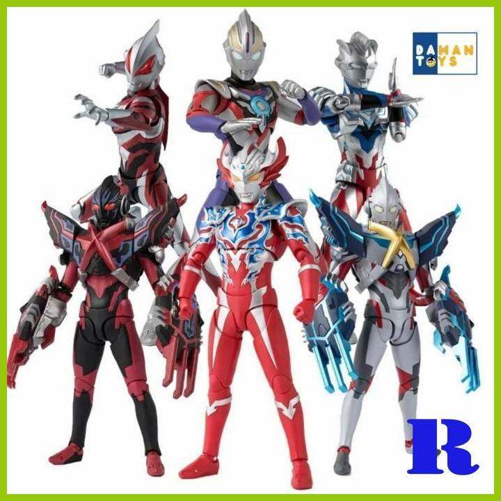 [DMT] SHF Ultraman Orb Spacium Zeperion/ Ultraman X And Gomora Armor ...