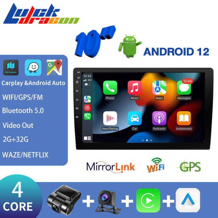 10inch Carplay Android Auto 2din Android12 Audio GPS WIFI Autoradio ...