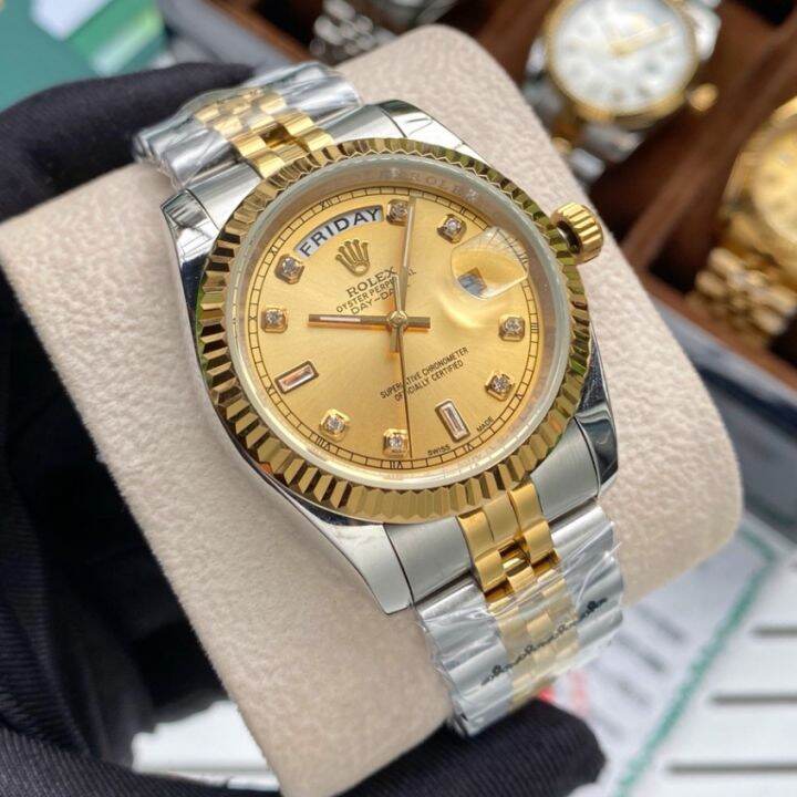 ROLEXS Date Type Series Mechanical Classic Men's Watch 904L Stainless ...