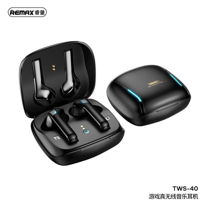 Remax Tws-40 ชุดหูฟังบลูทูธไร้สายสําหรับเล่นเกมReady Stock | Lazada.co.th