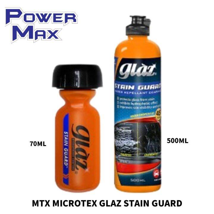 MTX MICROTEX GLAZ STAIN GUARD (WATER REPELLANT COATING - GLASS ...