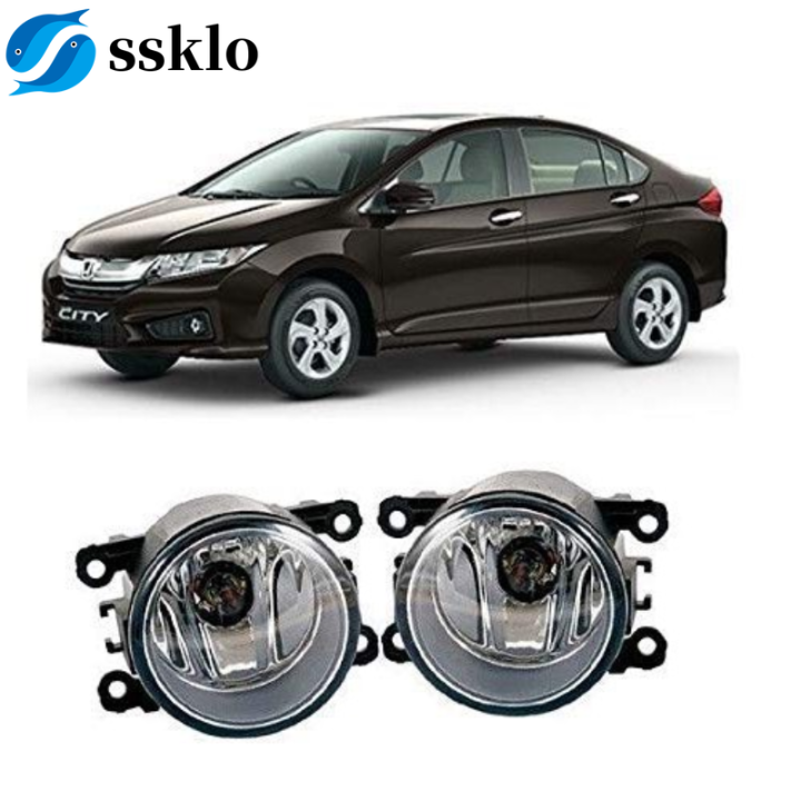 （ssklo）fog lamp light front bumper lamp light For HONDA CITY GM6 2015 2016 2017 2018 2019 ...