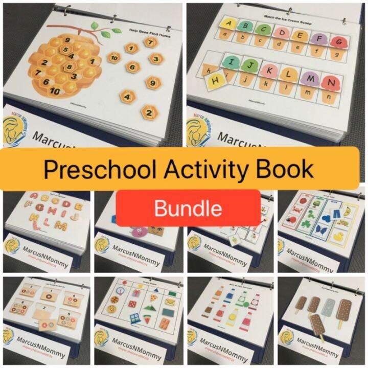 Preschool Busy Book Bundle - Educational Montessori Quiet Book | Lazada PH