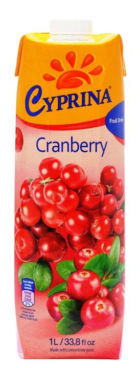 Cyprina Cranberry 100% Natural Juice 1L | Lazada PH